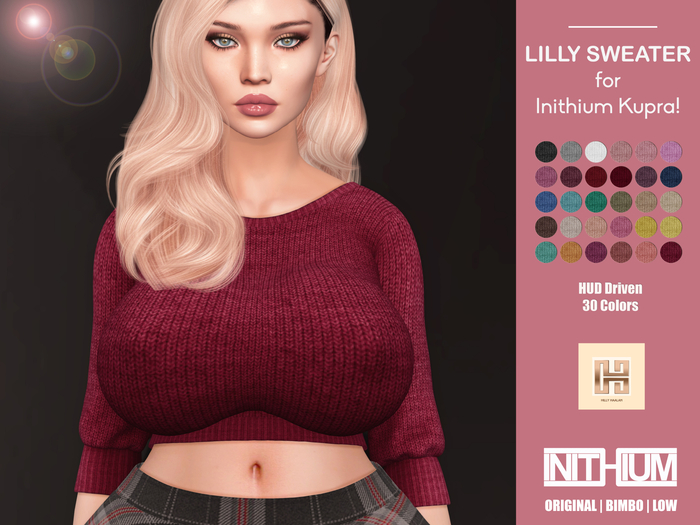 Second Life Marketplace - [hh] Lilly Sweater [INITHIUM] KUPRA